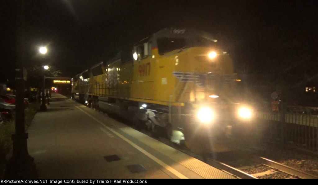 UP 9917 Leads the Mission Bay Local